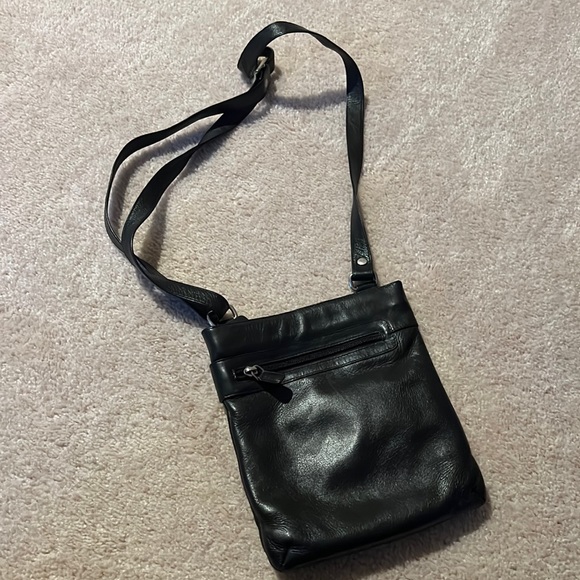 Bags | Jane Shilton Leather Crossbody | Poshmark